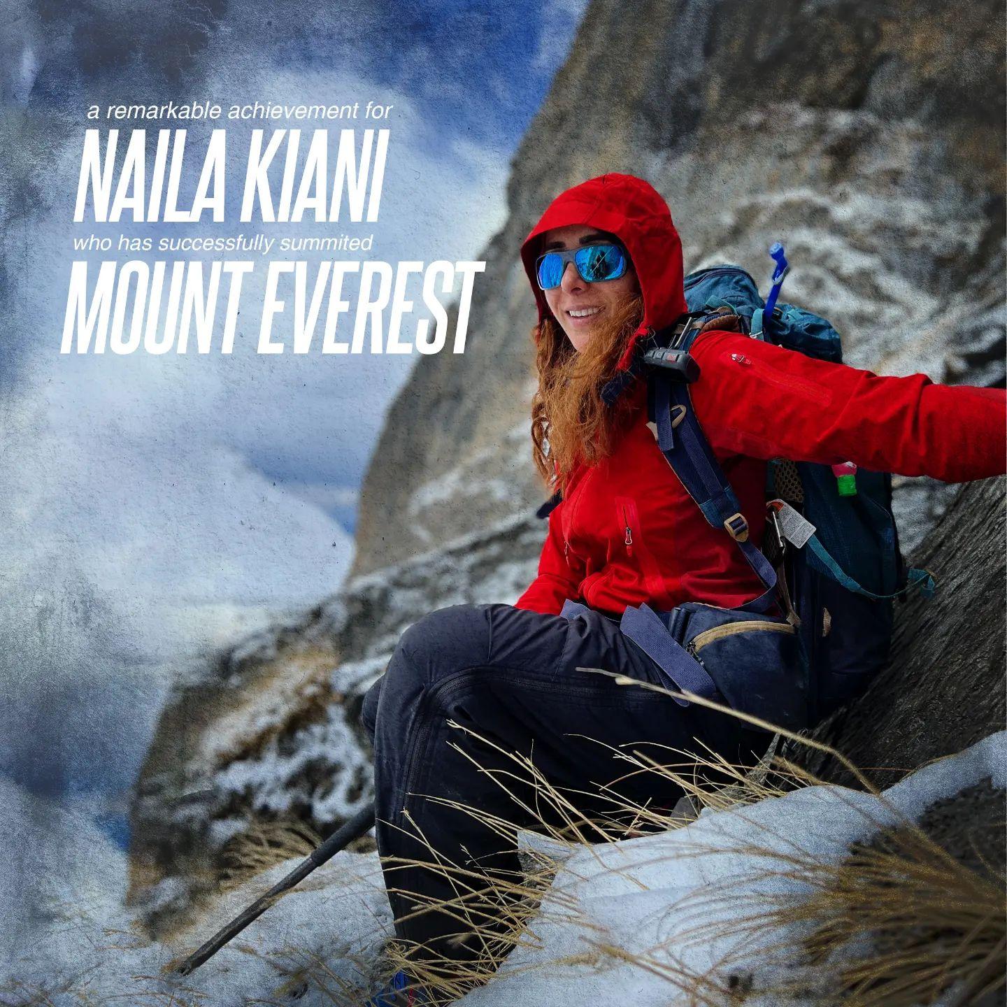 Pakistani Mountaineer Naila Kiani makes history by successfully ...